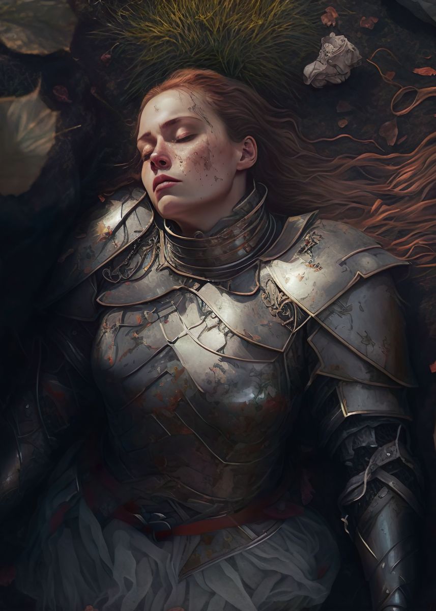 'The Princess Knight' Poster, picture, metal print, paint by Runeweaver ...