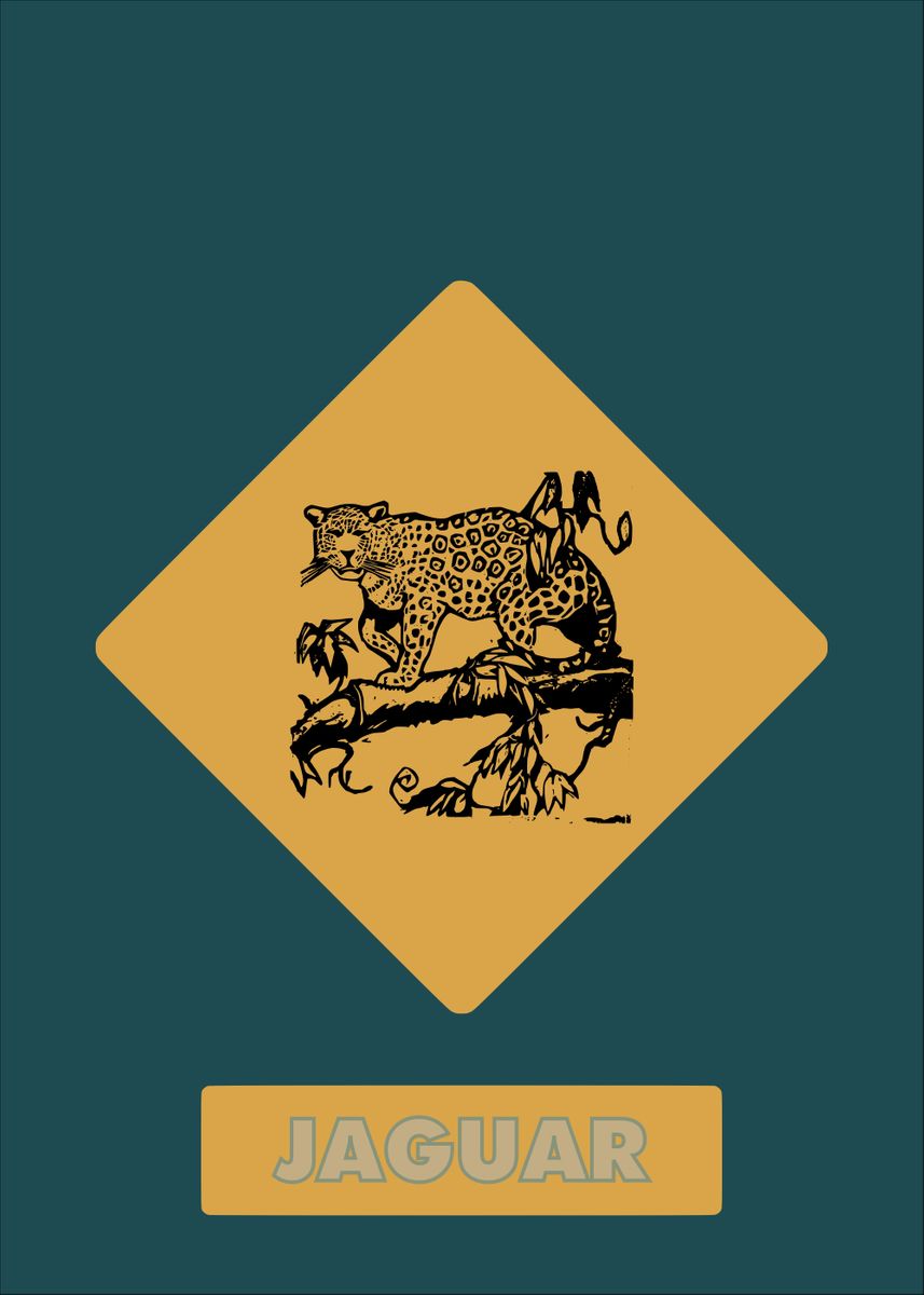 'Jaguar' Poster, picture, metal print, paint by Imagination Gallery ...