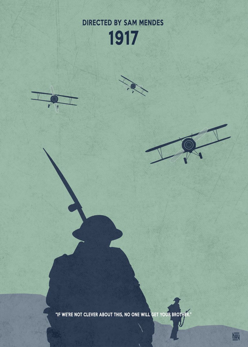 '1917' Poster, picture, metal print, paint by 8UY Design | Displate