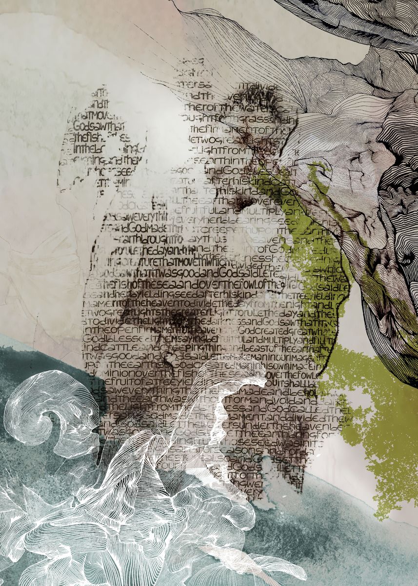 'Human state of mind' Poster, picture, metal print, paint by Denis ...