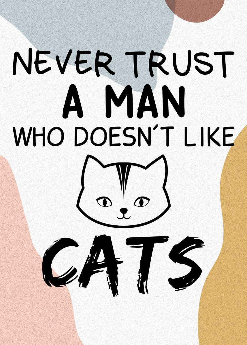 'Cats' Poster, picture, metal print, paint by crbn design | Displate