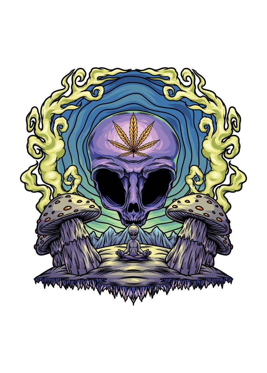 'Alien Invasion ' Poster, picture, metal print, paint by hendra pratama ...