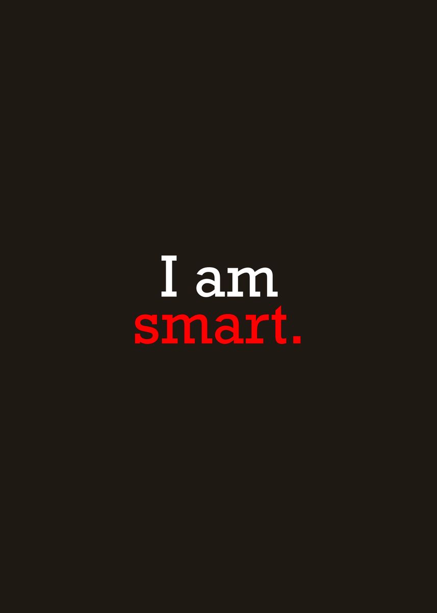 'i an smart quotes' Poster, picture, metal print, paint by 4 Epic ...