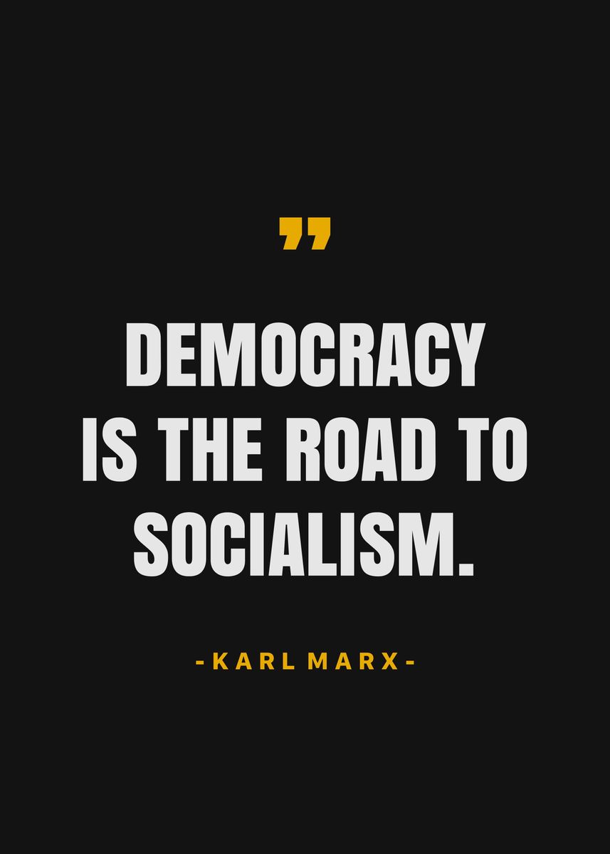 'Karl Marx Quotes ' Poster, picture, metal print, paint by LANZZ | Displate