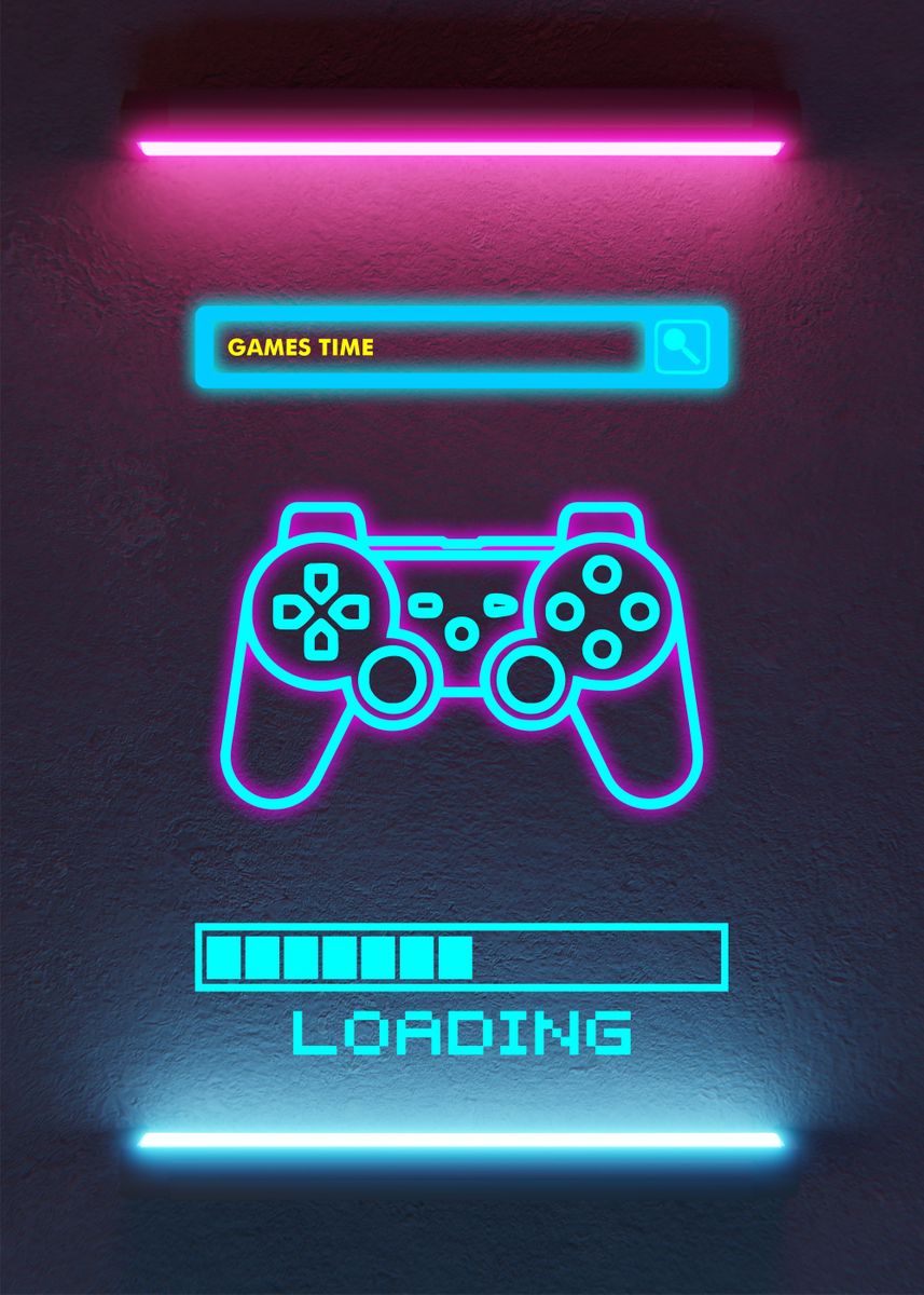 'Game Time' Poster, picture, metal print, paint by Trending Music Retro ...