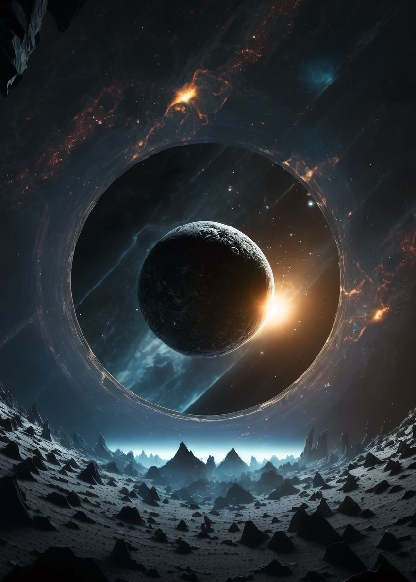 'Space' Poster, picture, metal print, paint by Oleksandr Kovalov | Displate