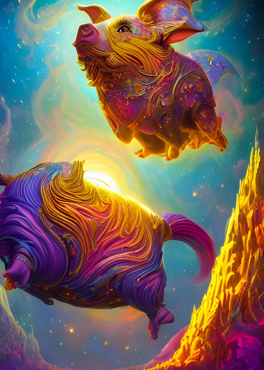 'Test Flight' Poster, picture, metal print, paint by Jason Gutt | Displate