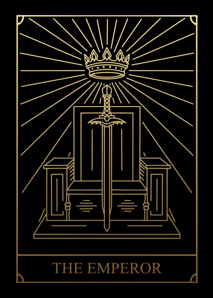 'Tarot the Emperor' Poster by Michael Landsberger | Displate