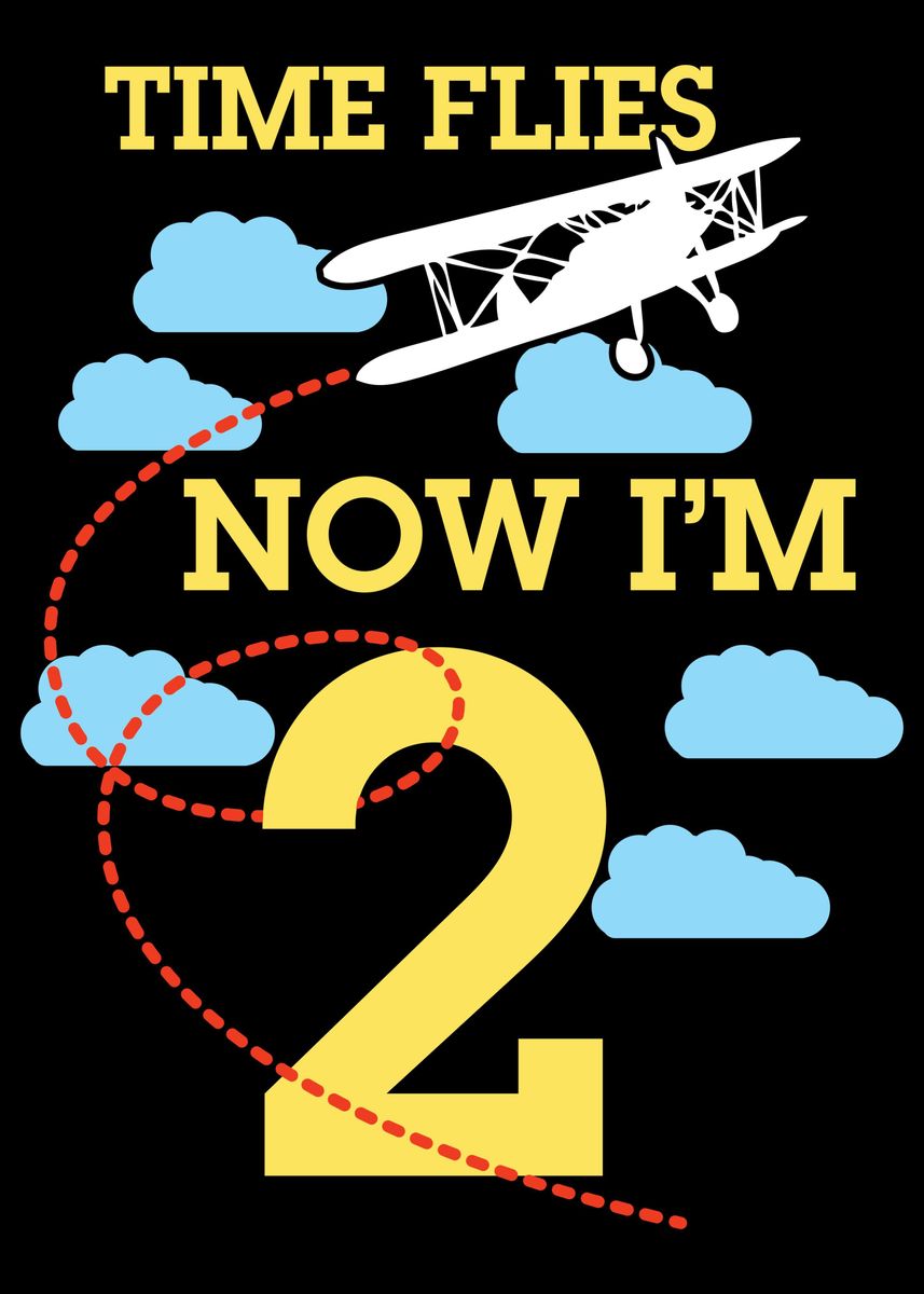 '2nd Birthday Boys' Poster, picture, metal print, paint by ...