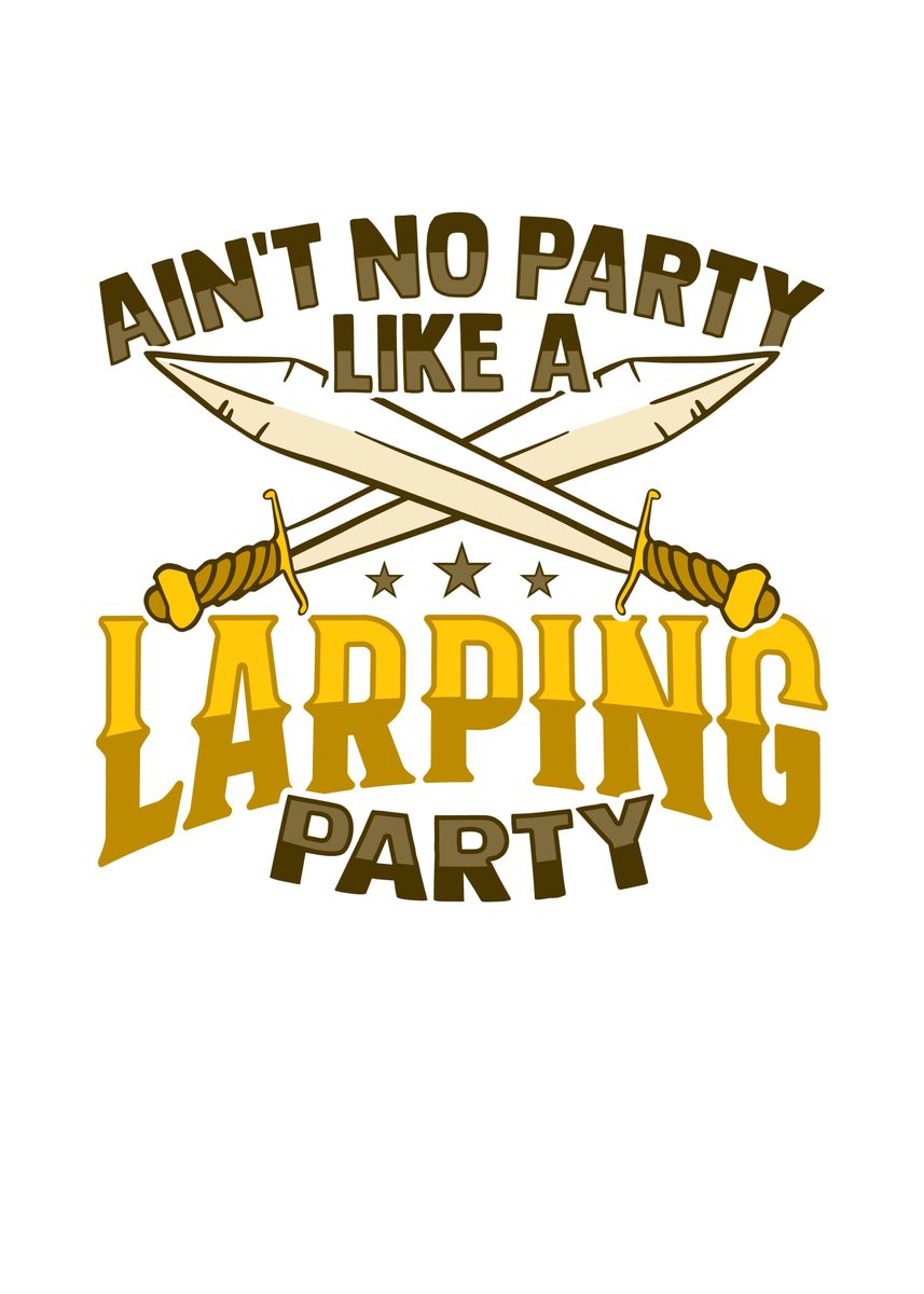 'LARP RPG Role Playing' Poster, picture, metal print, paint by Michael ...