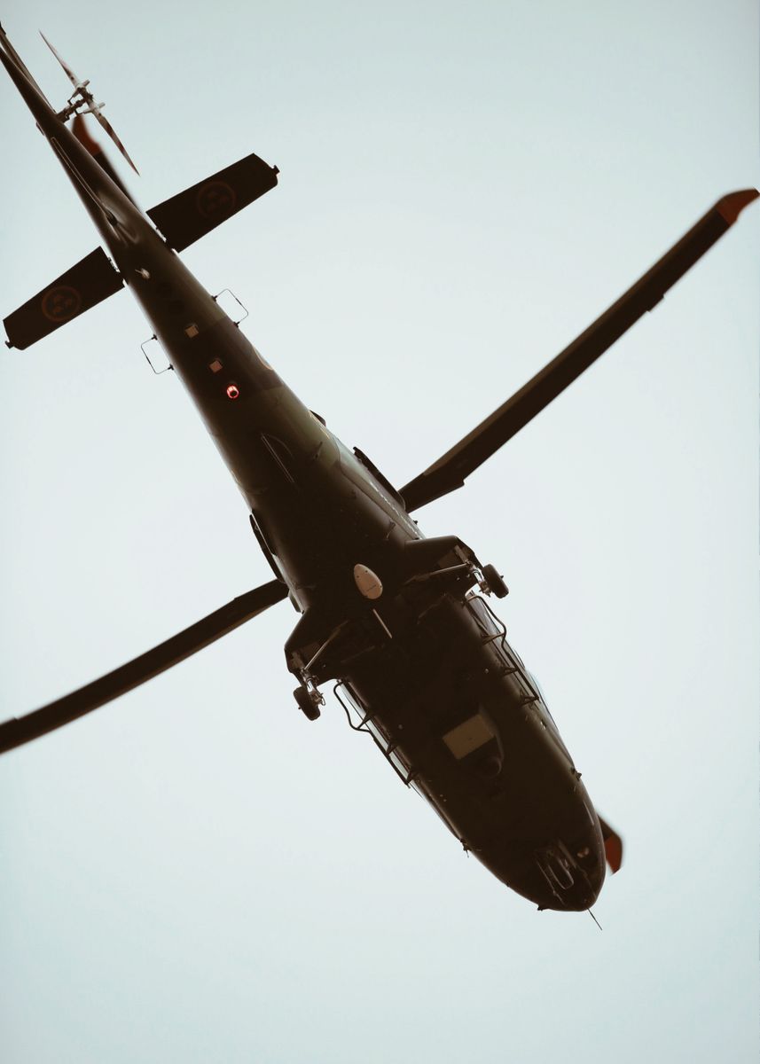 'Helicopter' Poster, picture, metal print, paint by Lets Fly Higher ...