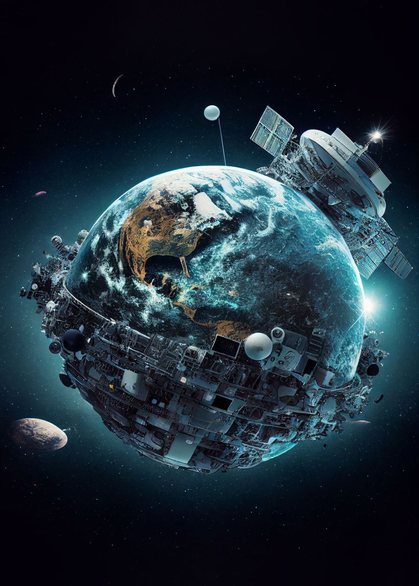 'Creative Earthly Orbit' Poster, picture, metal print, paint by Media ...