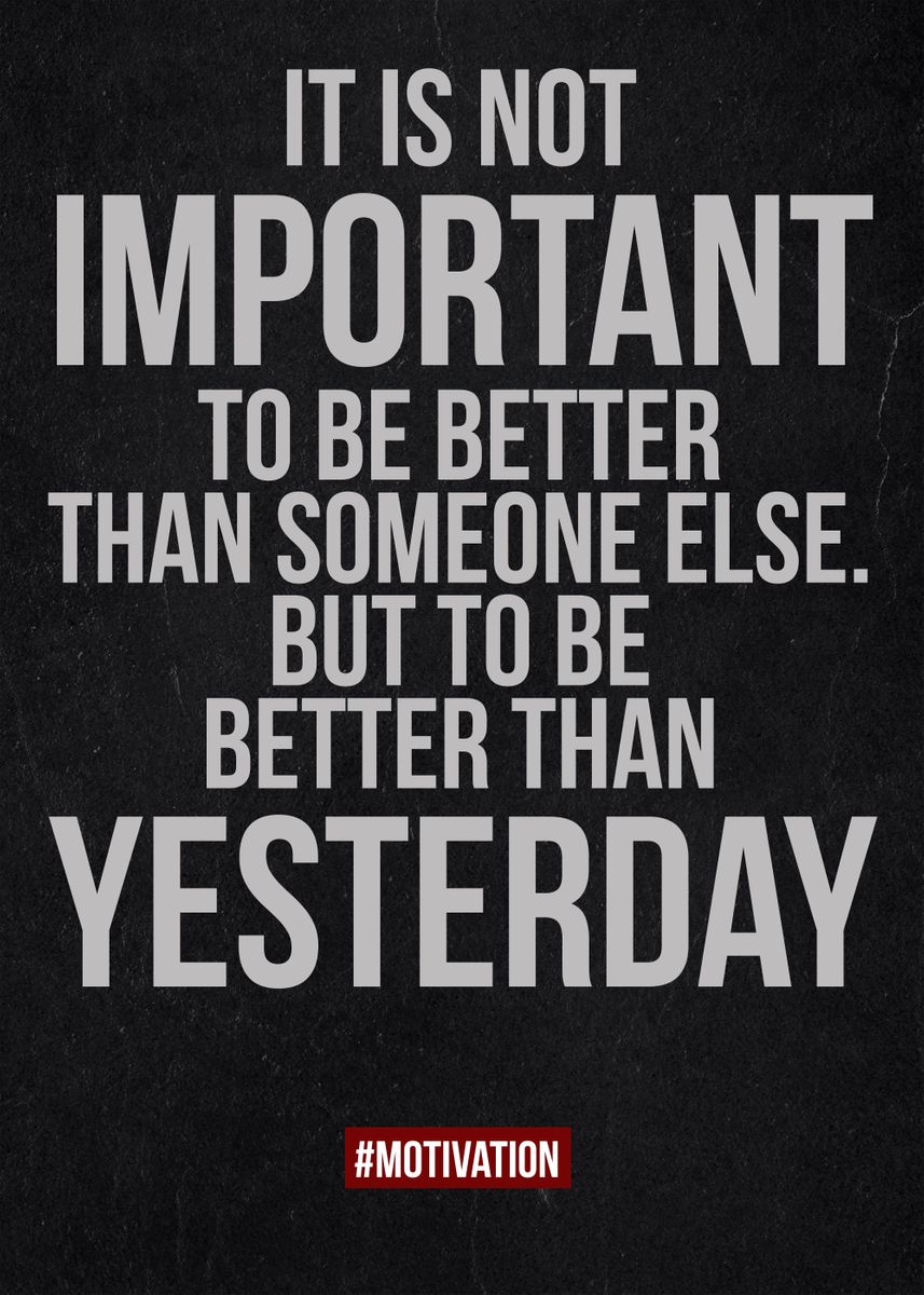 'It is not important' Poster, picture, metal print, paint by Muerller ...