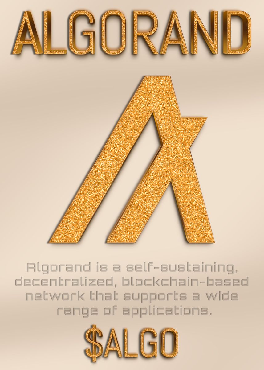 'Algorand ALGO' Poster by Cherney | Displate
