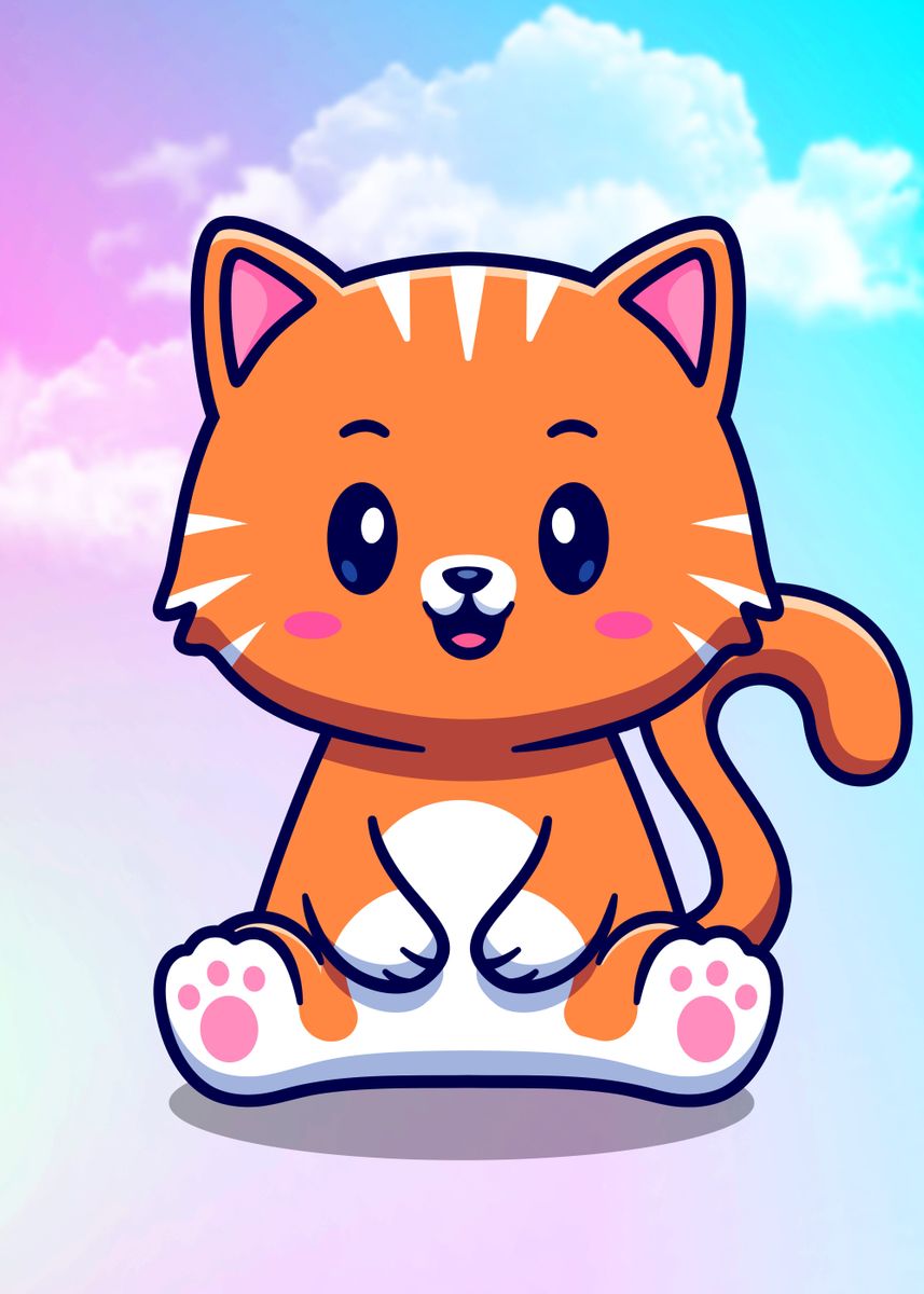 'Cat' Poster by khoa doan | Displate