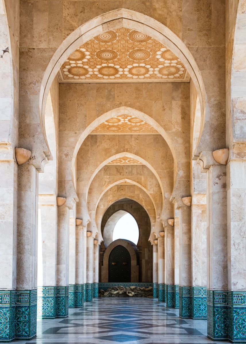 'Moroccan arches' Poster, picture, metal print, paint by Matteo Colombo ...