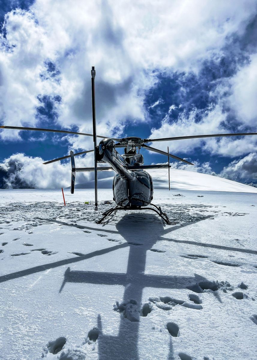 'Helicopter' Poster, picture, metal print, paint by Lets Fly Higher ...