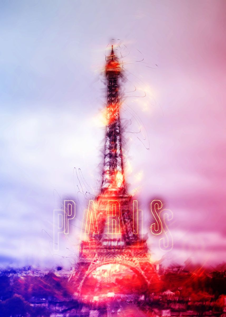 'Paris' Poster by Petra Rommelfanger | Displate