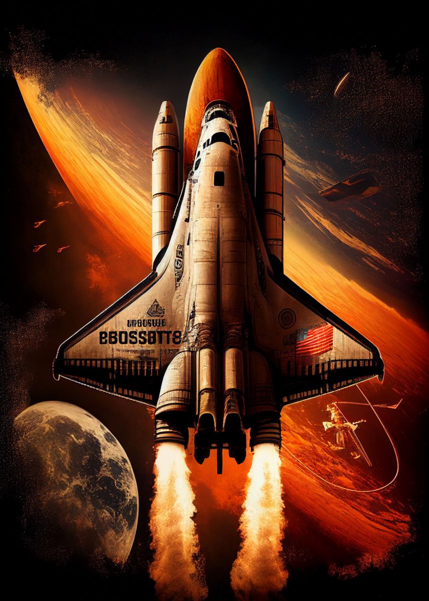 'Endeavours Poster' Poster, picture, metal print, paint by Media ...