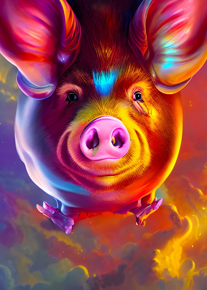 'Behold Tragus' Poster, picture, metal print, paint by Jason Gutt ...