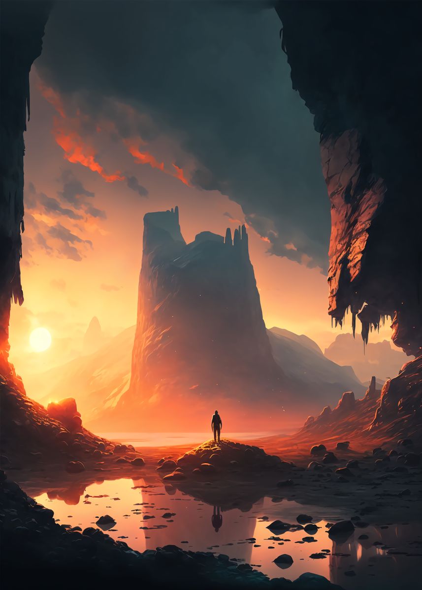 'Way Out' Poster, picture, metal print, paint by WITS creative studio ...