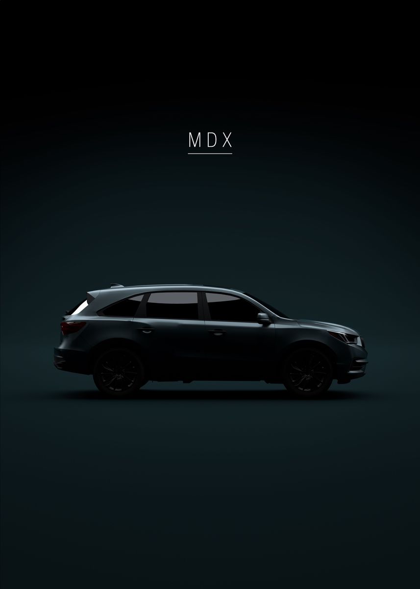 '2021 Acura MDX' Poster, picture, metal print, paint by 21 MXM | Displate