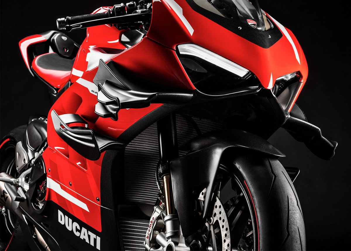 'DUCATI V4 SUPERLEGGERA' Poster by Donny Andreas | Displate