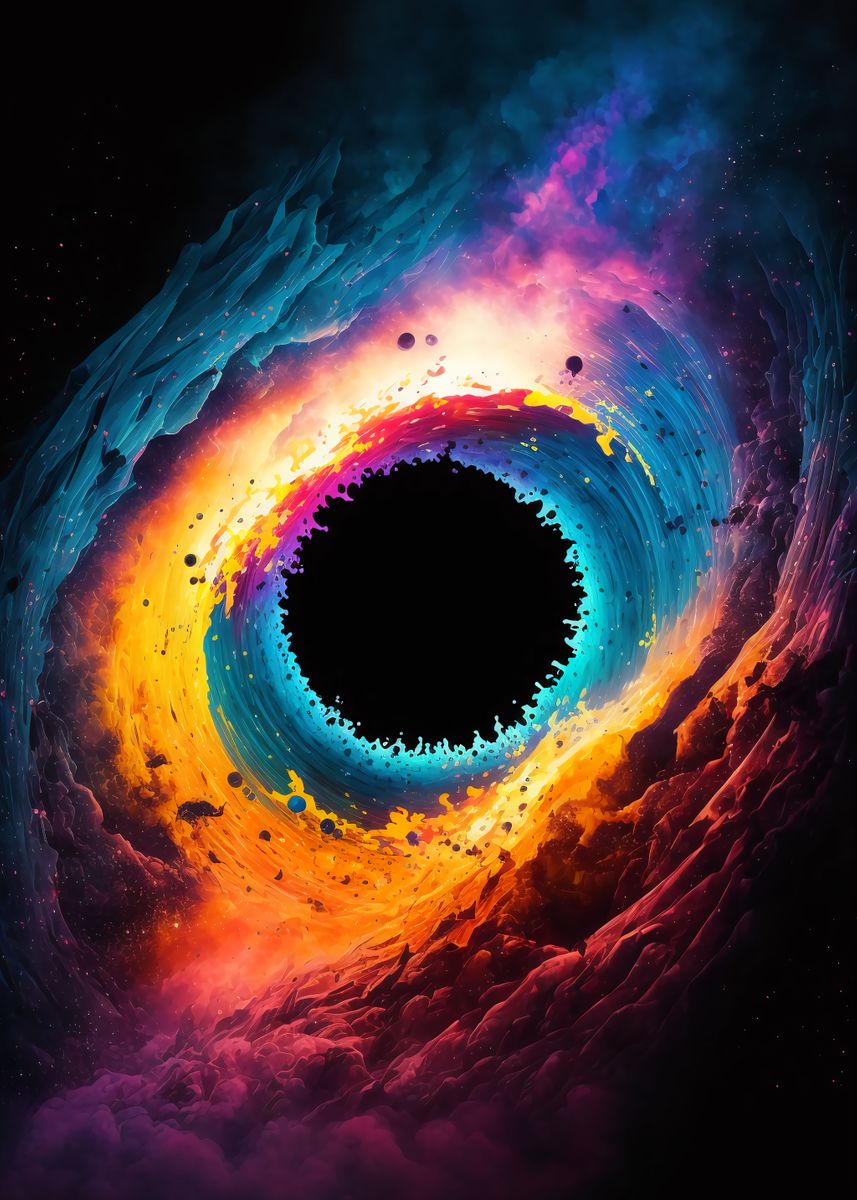 'Eye on the universe' Poster, picture, metal print, paint by WITS ...