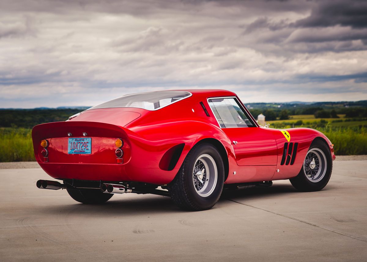 'Classic Ferrari' Poster by Monster Car | Displate