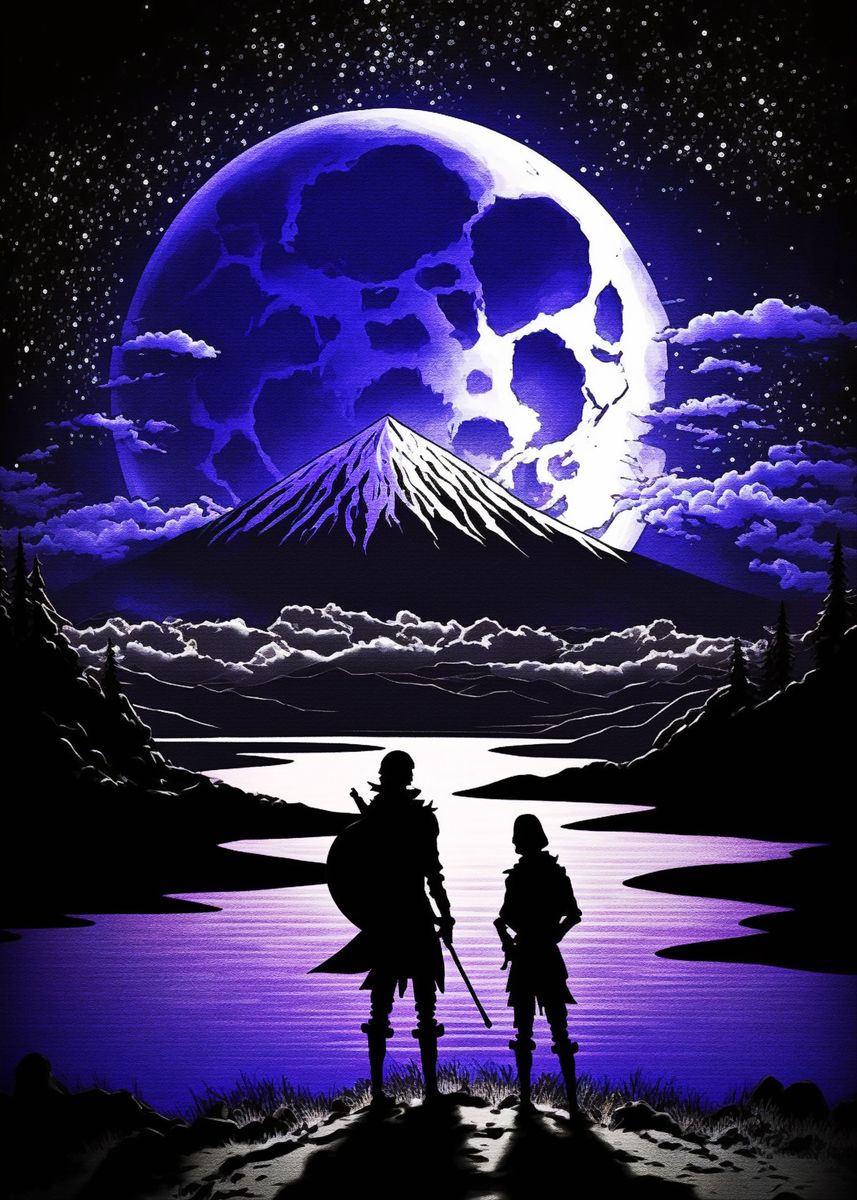 'Legend of dark moon' Poster, picture, metal print, paint by Muh Asdar ...