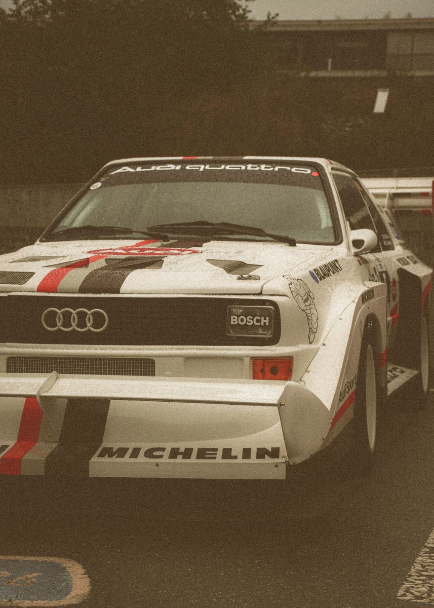 'Audi Quattro' Poster, picture, metal print, paint by Showroom Car ...