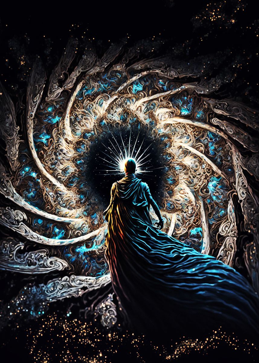 'Abstract Art Woman and Sun' Poster, picture, metal print, paint by Muh ...