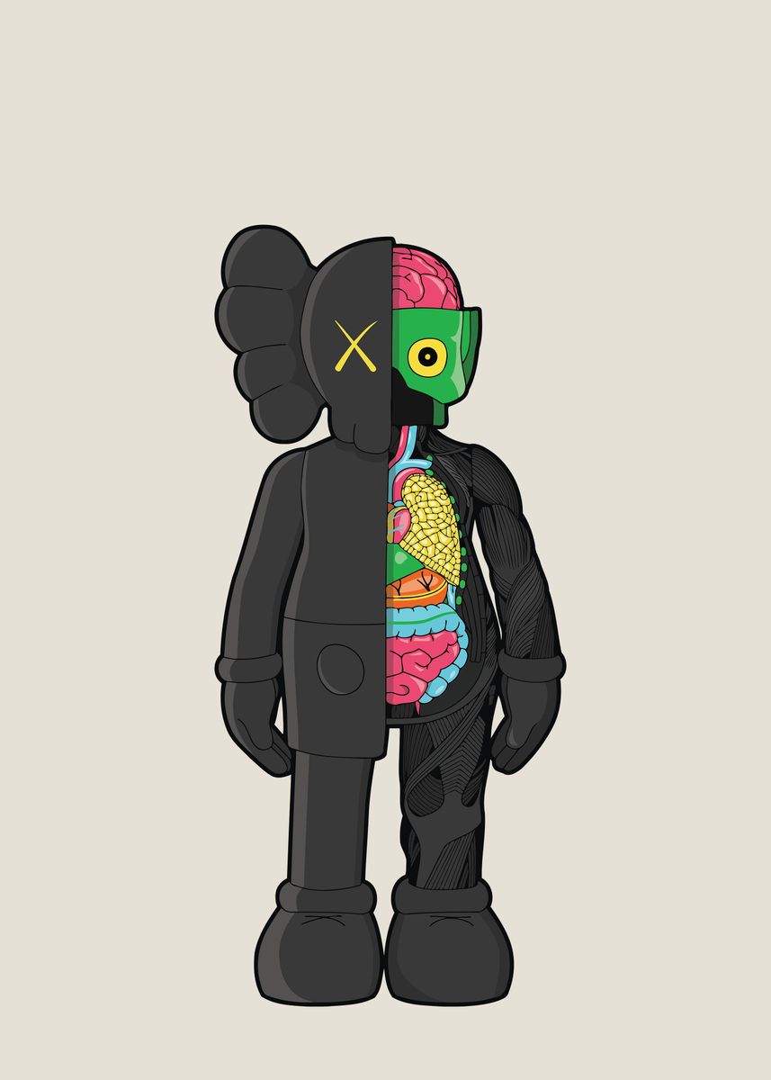 'Hypebeast Kaw' Poster, picture, metal print, paint by Wall Art | Displate