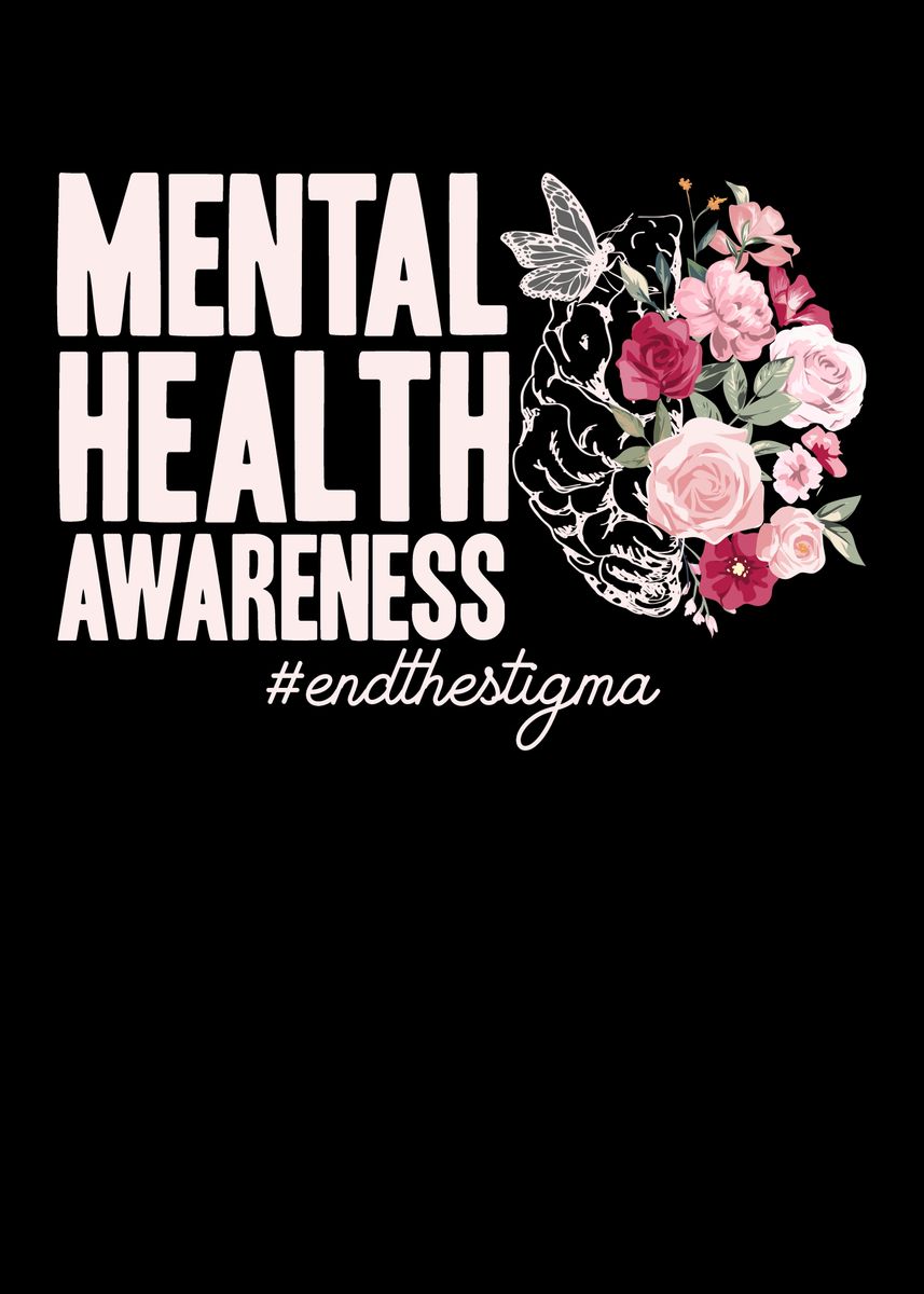 'End The Stigma' Poster, picture, metal print, paint by ZS C O M M E R ...