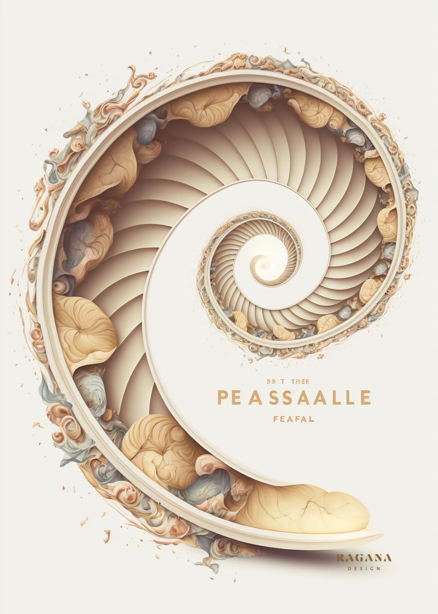 'Fibonacci Sequence ' Poster, picture, metal print, paint by RAGANA ...