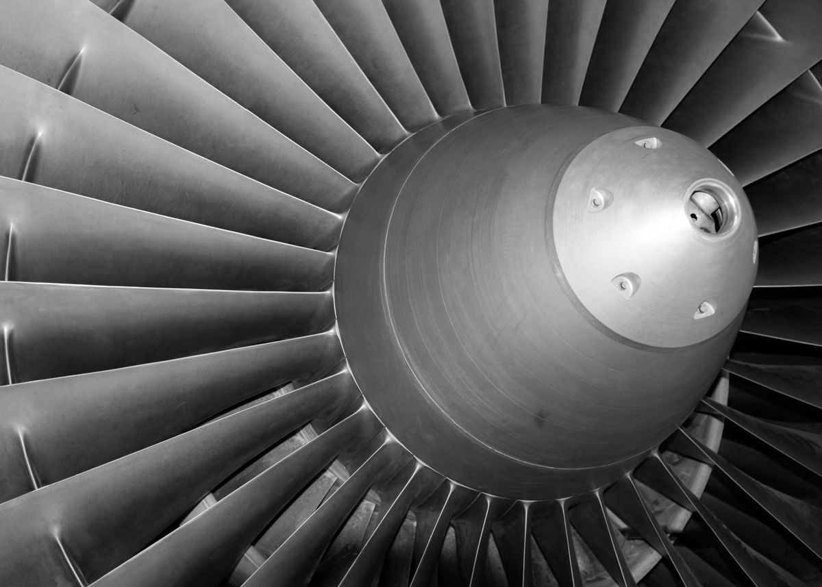 'Aircraft Engine Turbine' Poster by Tim | Displate