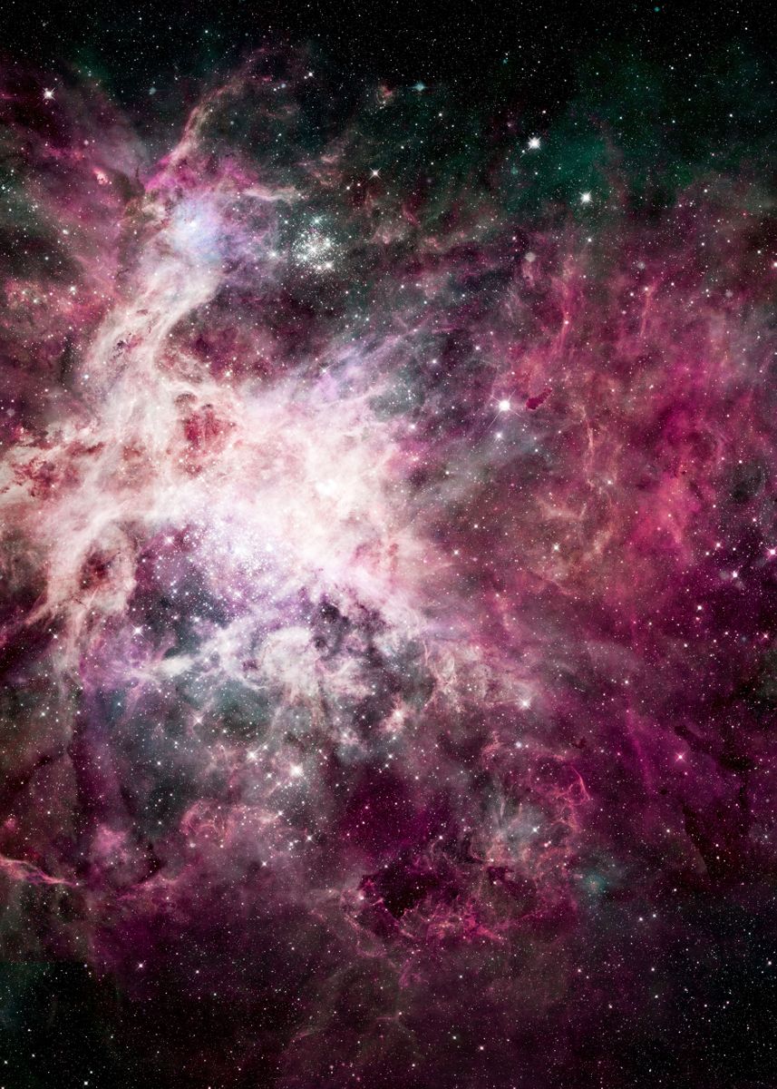 'Purple Galaxy' Poster, picture, metal print, paint by Finn Vidtak ...