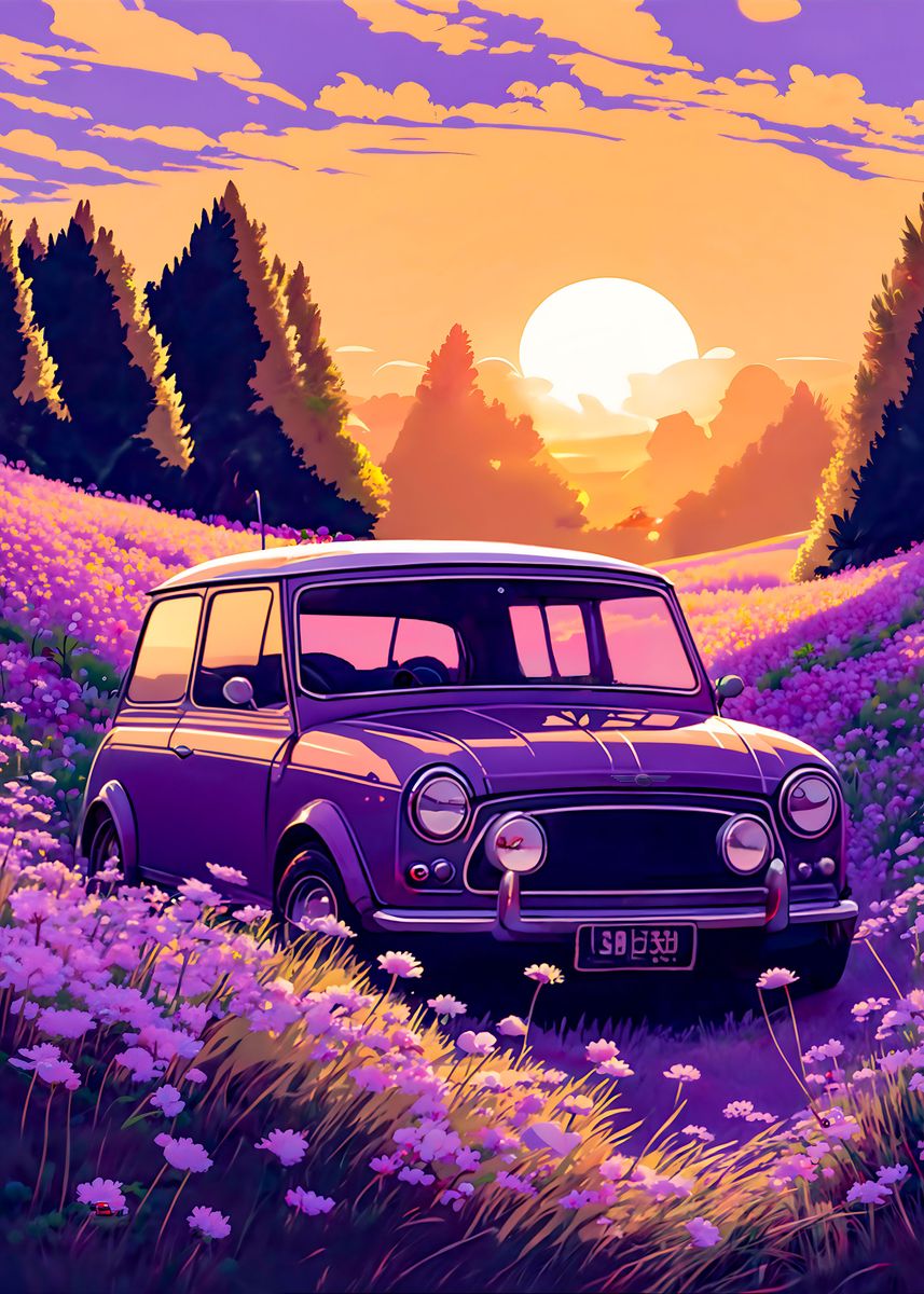 'Mini cooper' Poster, picture, metal print, paint by Brian Nielsen ...