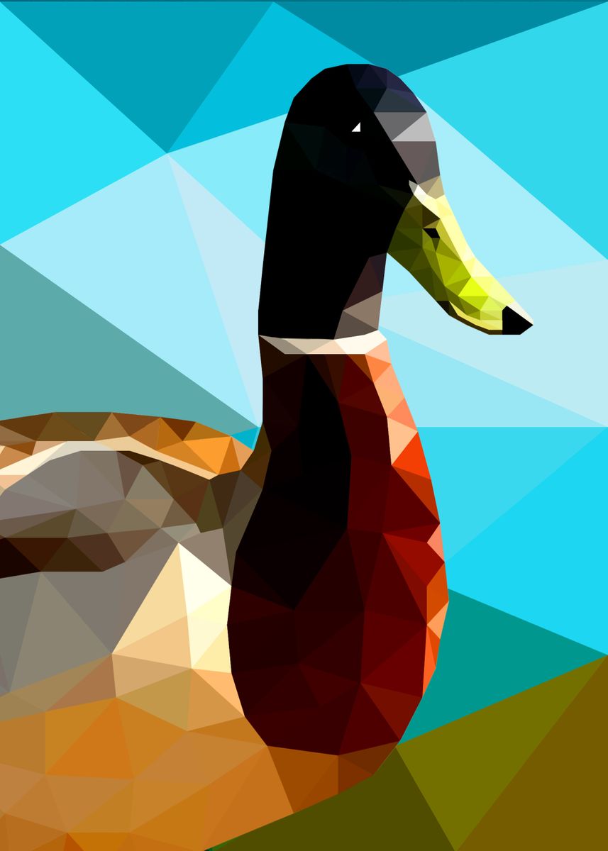 'Duck' Poster by toan nguyen | Displate