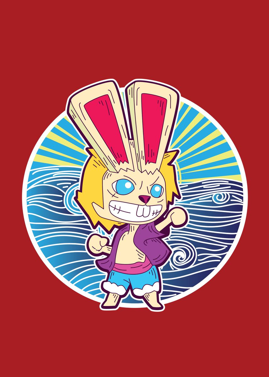 'Rich rabbit for New Year' Poster, picture, metal print, paint by ...