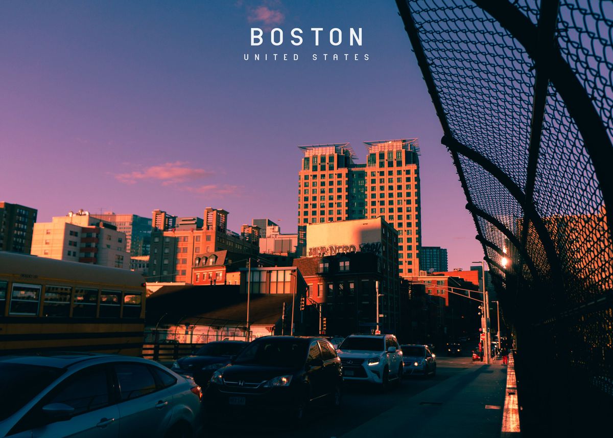 'Boston ' Poster by Big City | Displate