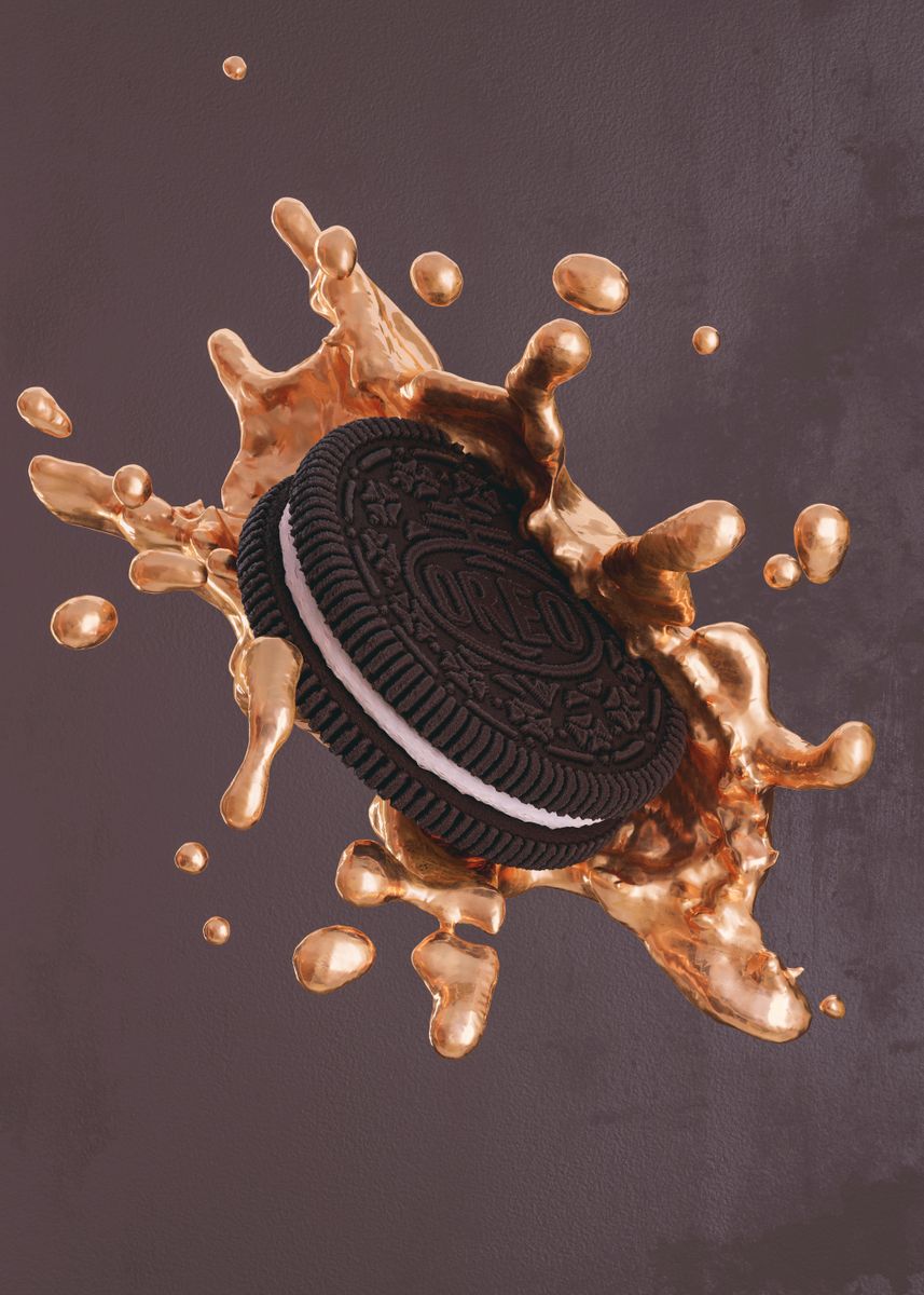 'Oreo Splash' Poster, picture, metal print, paint by Deyvis Anthony ...