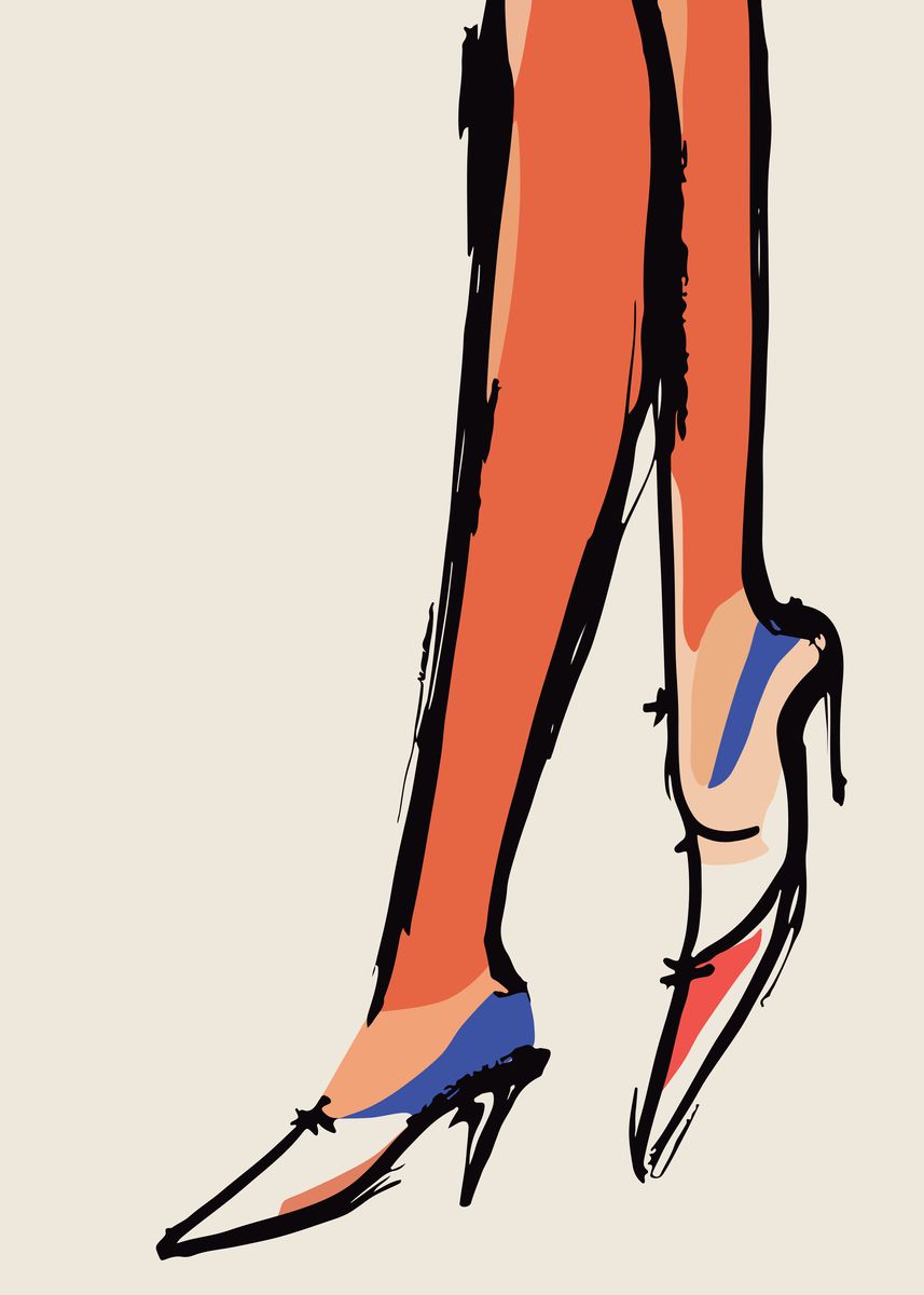 'French Fashion Art' Poster, picture, metal print, paint by ...