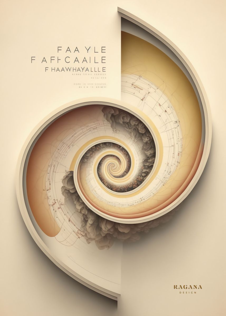 'Fibonacci Sequence ' Poster, picture, metal print, paint by RAGANA ...