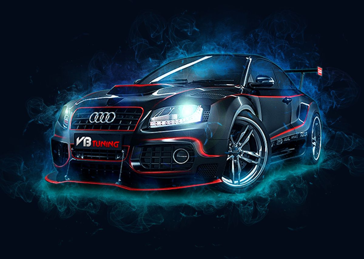 'Audi V13 Tuning' Poster by Retal | Displate
