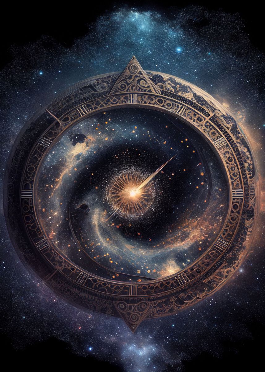 'Artistic Infinity Compass' Poster, picture, metal print, paint by ...