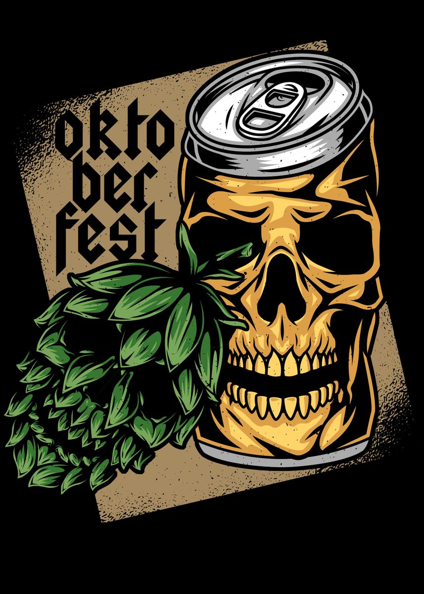 'Germany Oktoberfest Beer' Poster, picture, metal print, paint by Chris ...