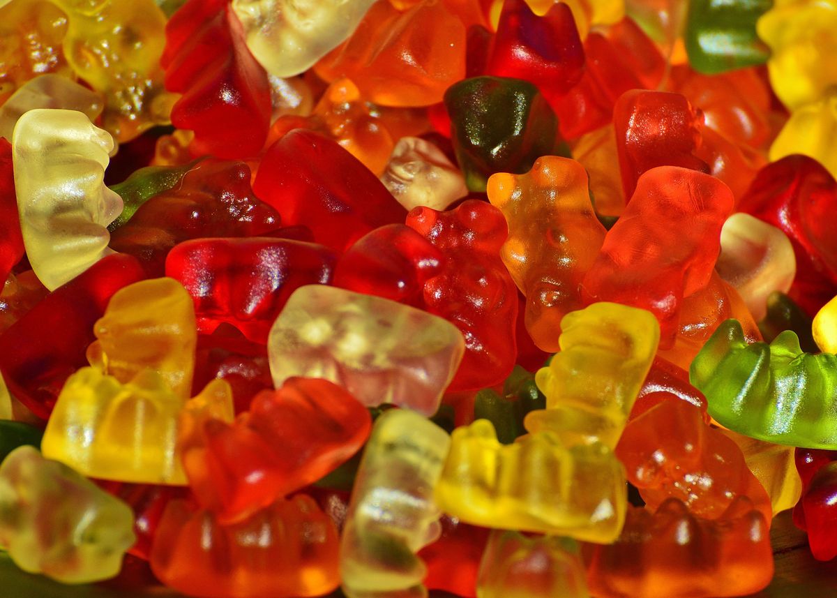 'gummy bears' Poster by TheGolden Hand | Displate