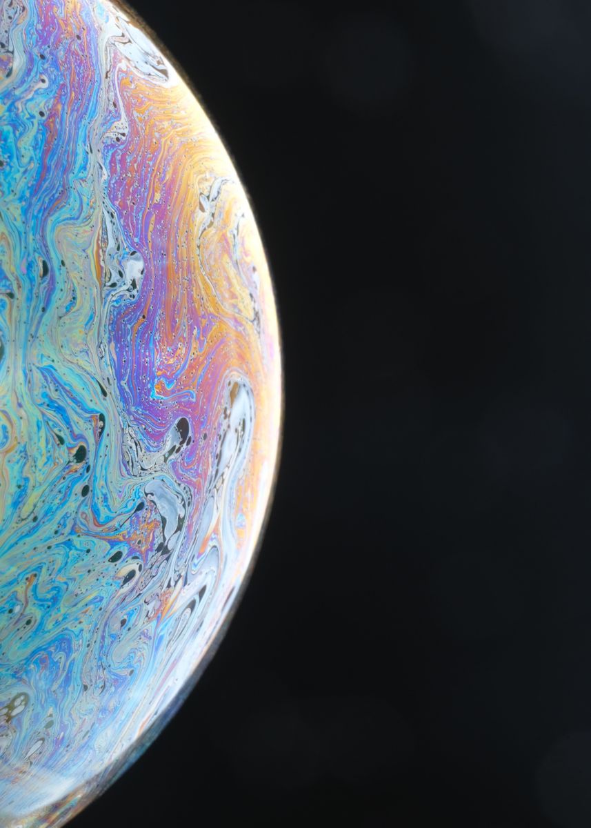 'Planets in Space' Poster, picture, metal print, paint by Stephen ...