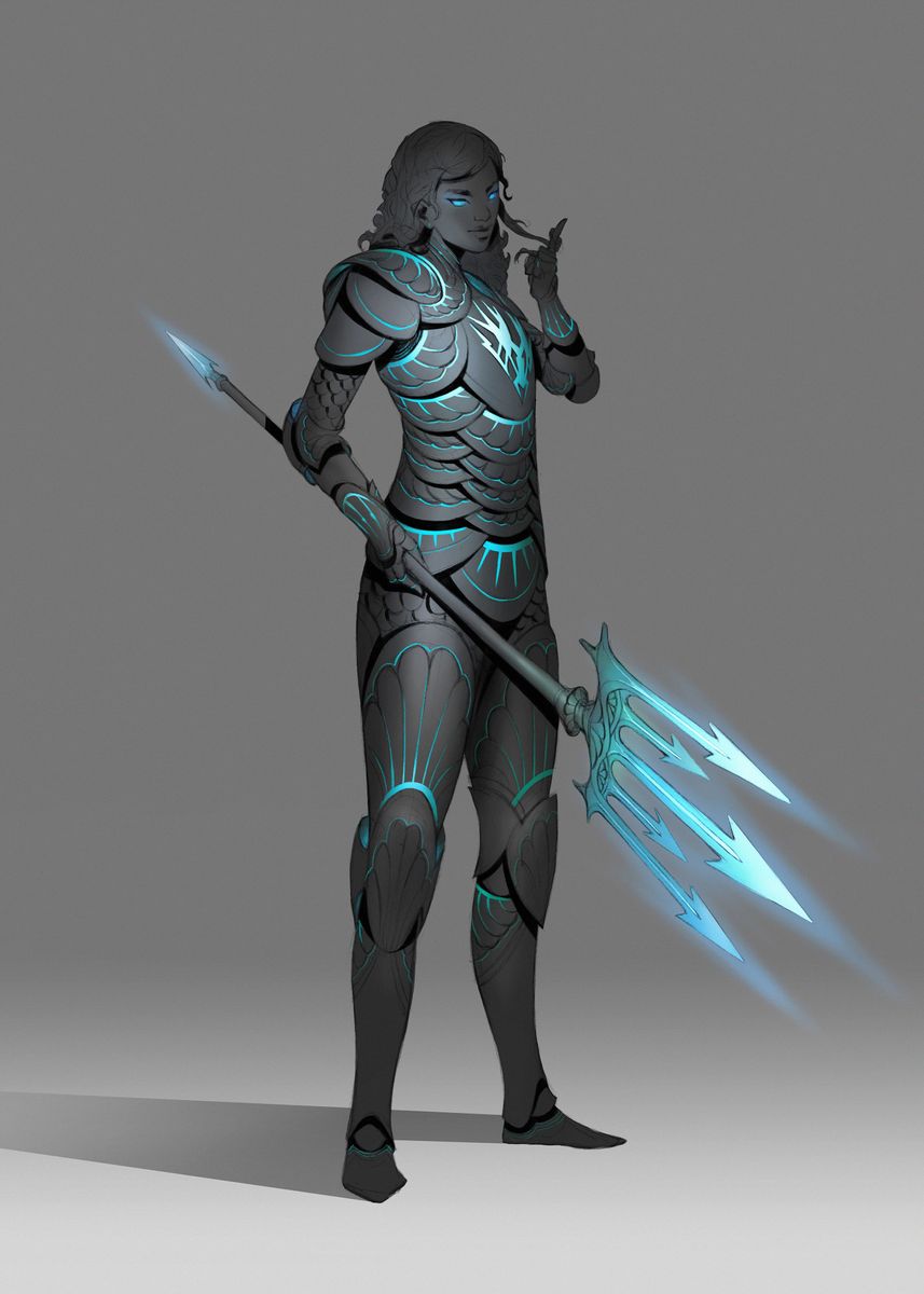 'Female Edgedancer' Poster, picture, metal print, paint by Petar Penev ...